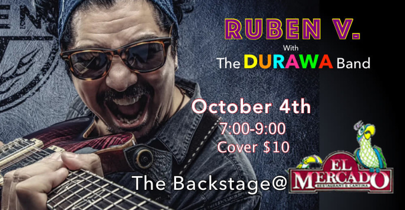 Ruben V to Headline the Backstage with the Durawa Band in Austin at