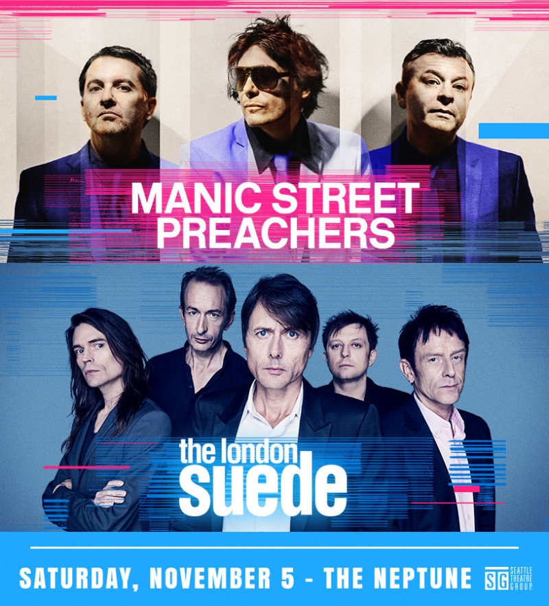 Manic Street Preachers + The London Suede in Seattle at Neptune