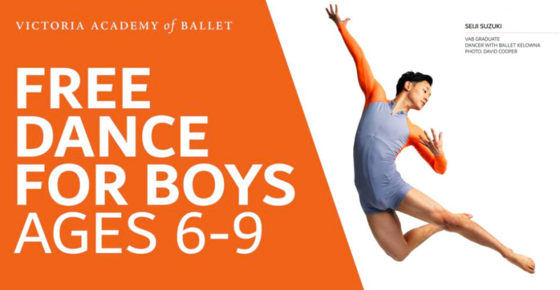 Boys Can Dance in Victoria at Victoria Academy of Ballet
