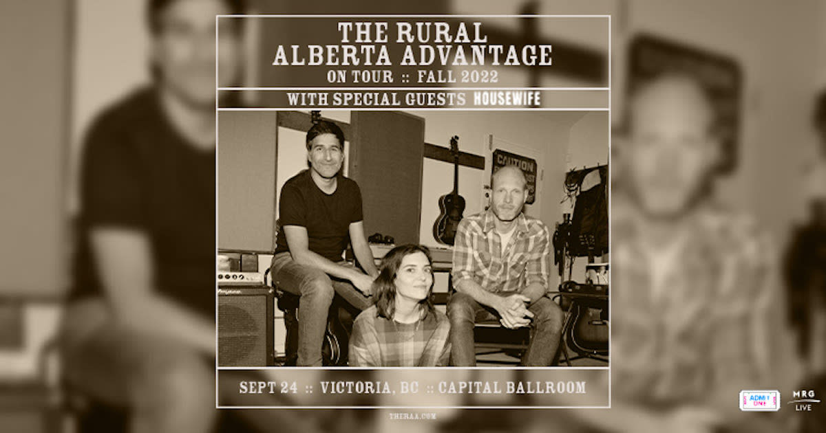 The Rural Alberta Advantage in Victoria at Capital Ballroom