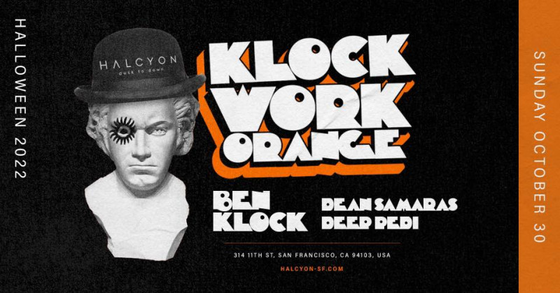 Ben Klock: Klockwork Orange Halloween in San Francisco at