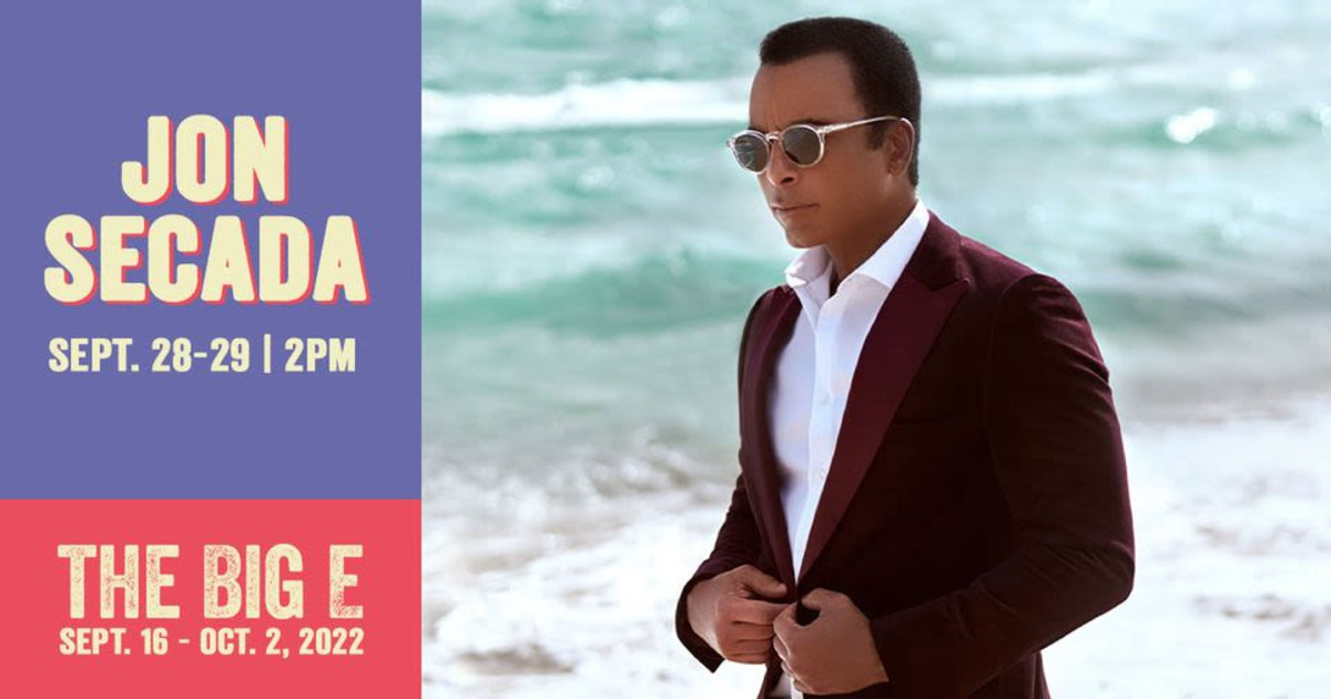 Jon Secada in West Springfield at The Big E