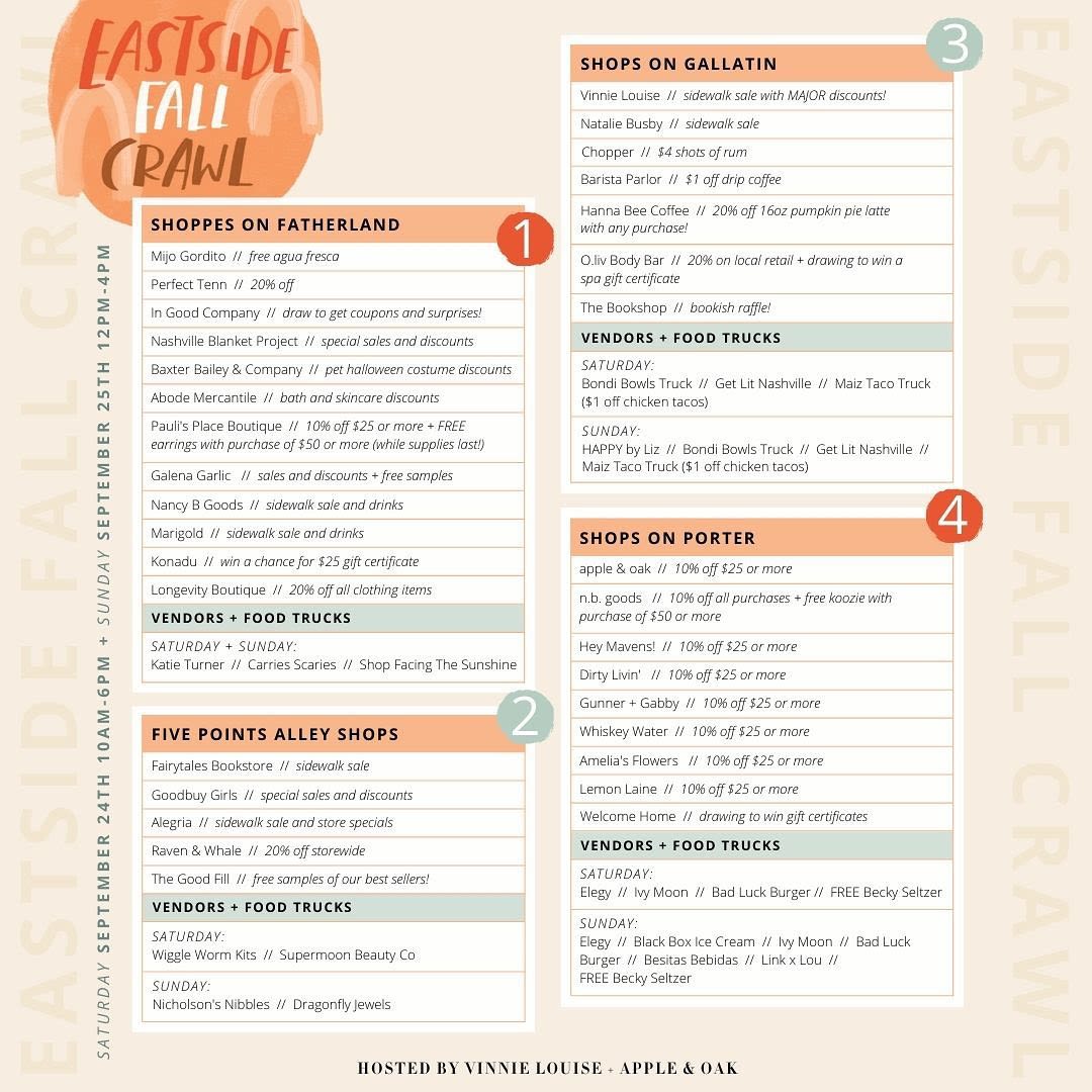 East Side Fall Crawl in Nashville at East Nashville