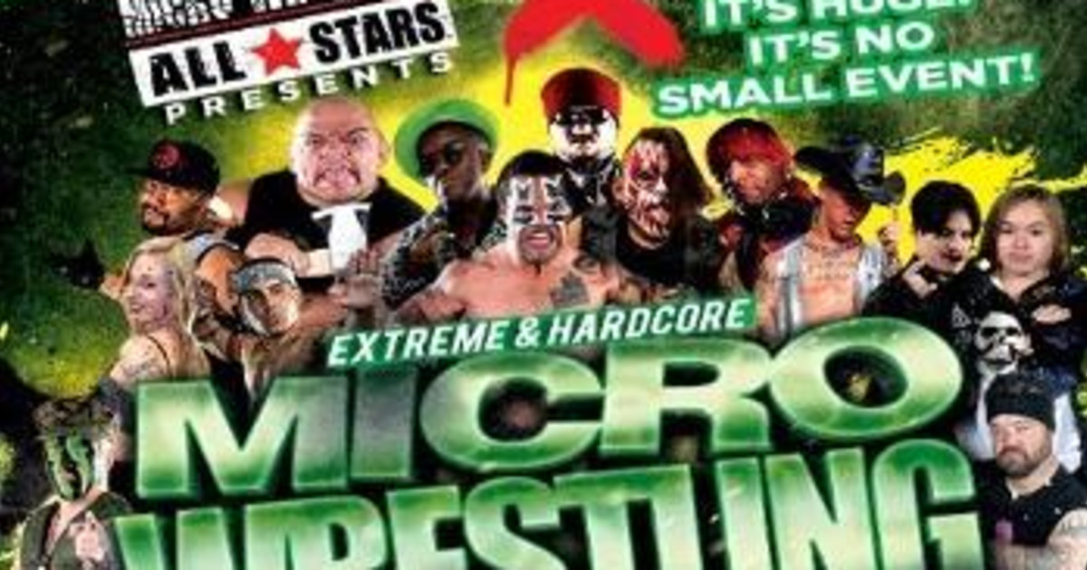 Micro Wrestling in Worcester at Electric Haze
