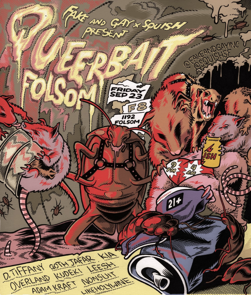 Queerbait: Folsom → D. Tiffany x Goth Jafar x Kia x Overland in