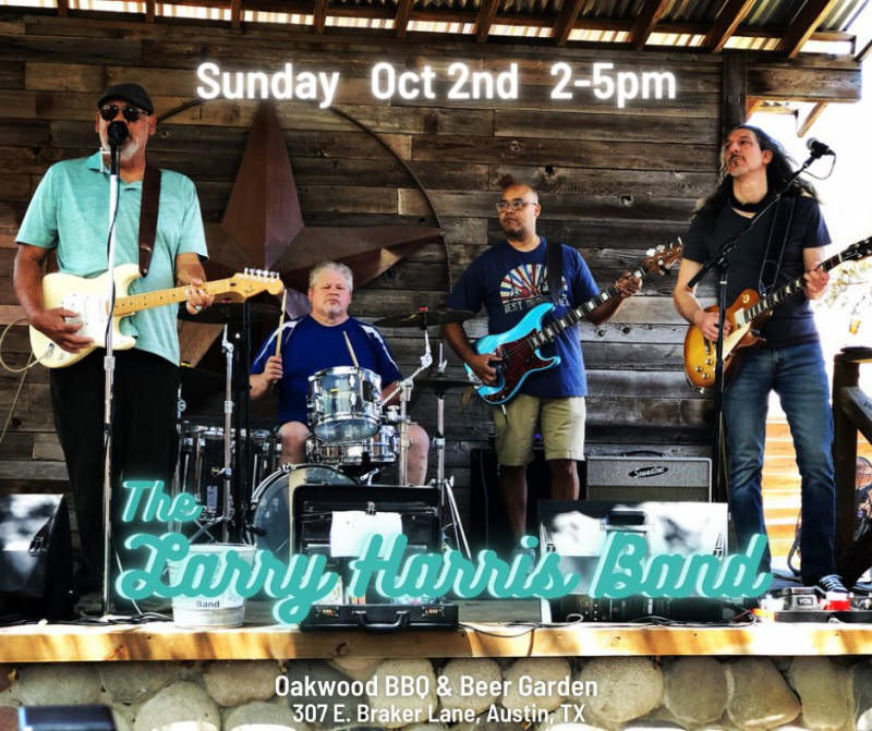 Sunday Blues, Brews, & BBQ with The Larry Harris Band in Austin at