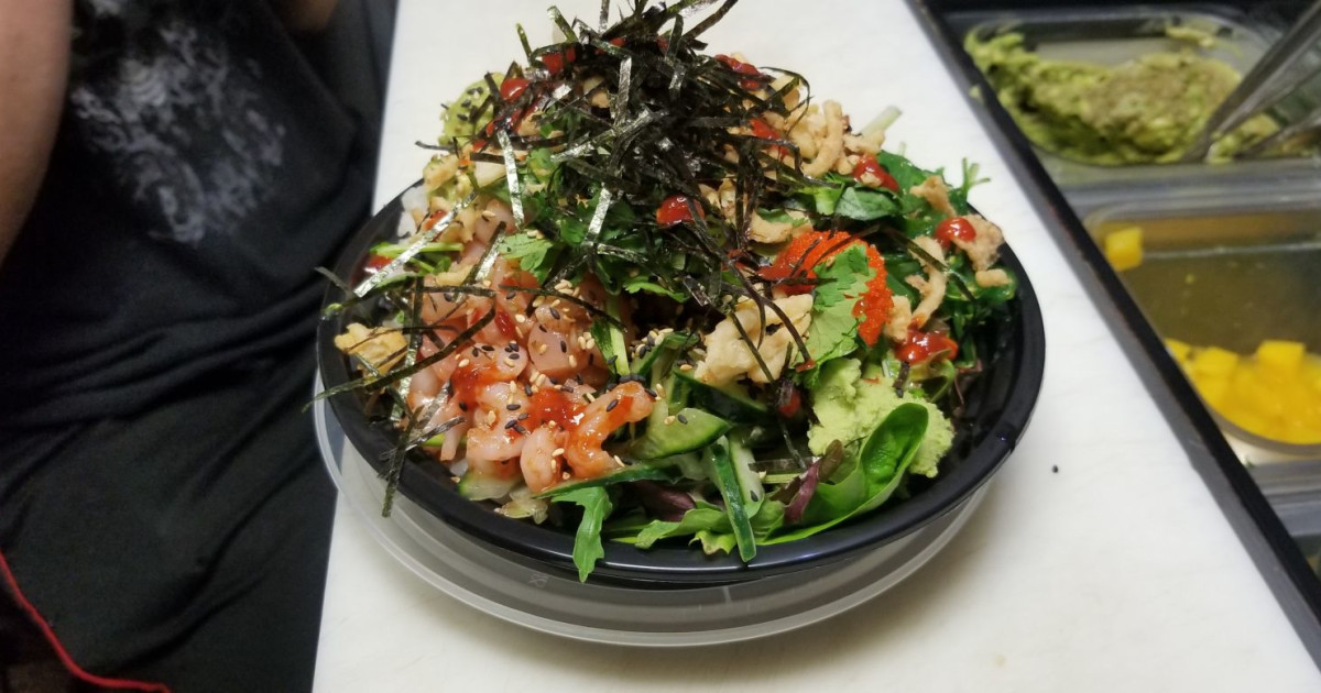 Poke Man Sushi Bowl Food Truck at Hyatt Regency San Antonio in San