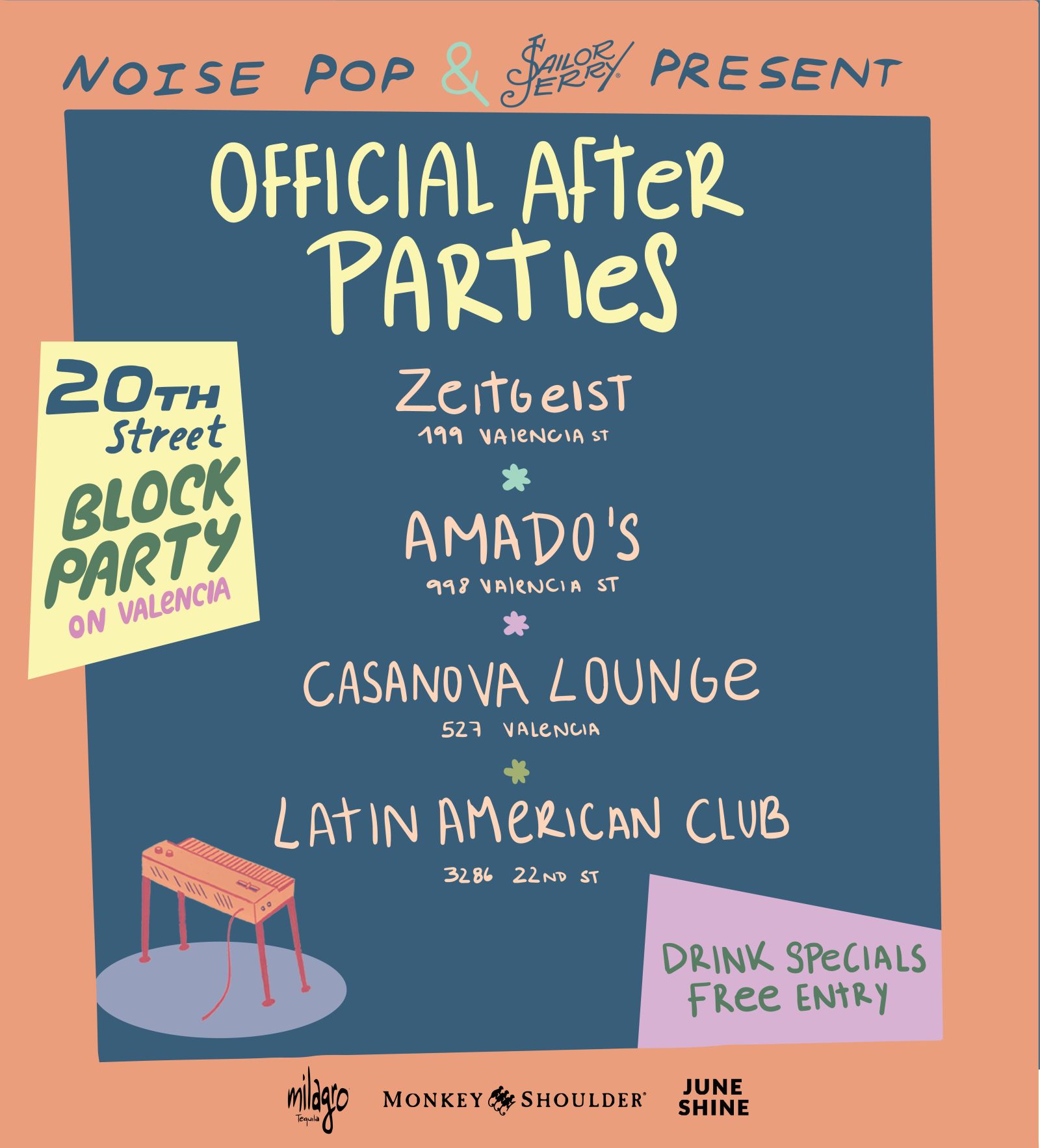 20th Street Block Party On Valencia (FREE!) in The Bay Area at The