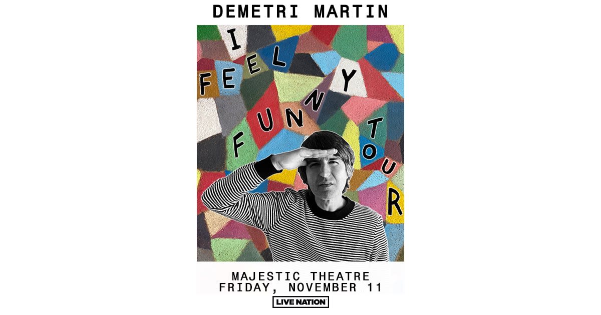 Demetri Martin: I Feel Funny Tour in Dallas at Majestic Theatre