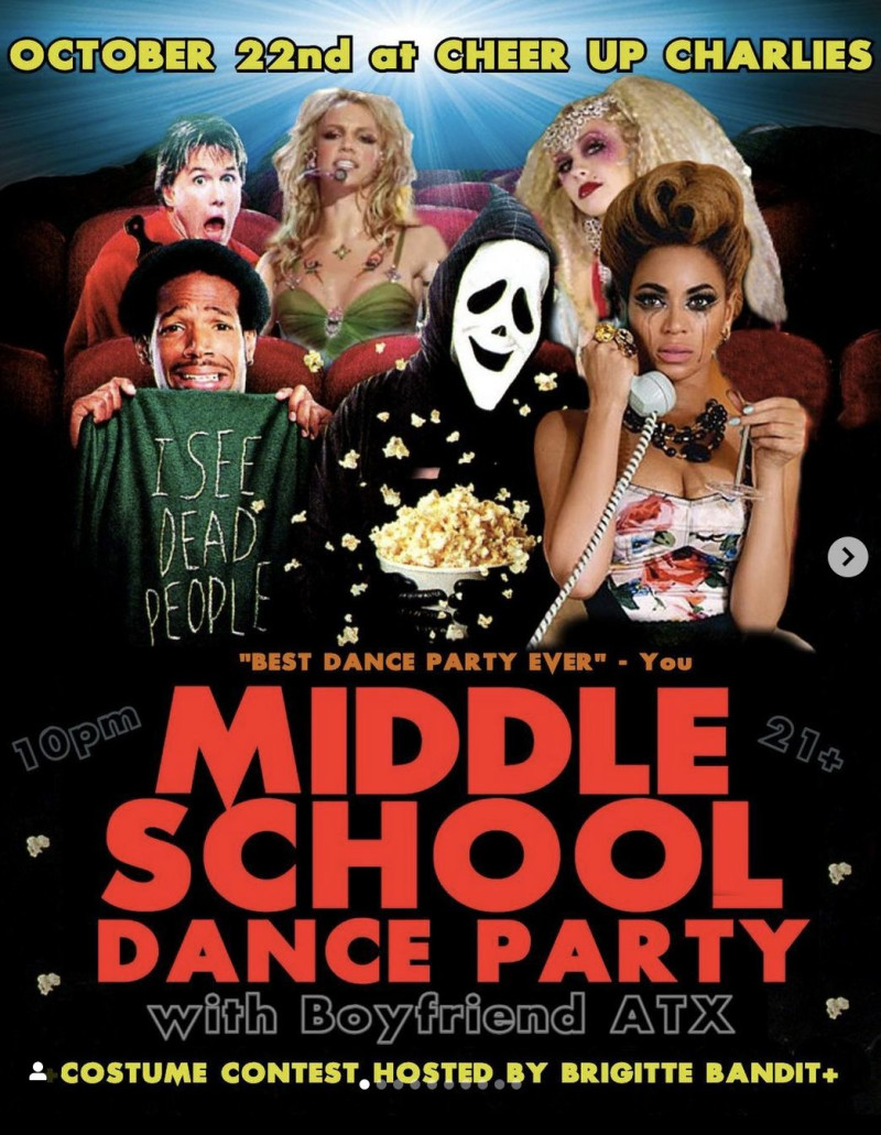 Middle School Dance Party w/ Boyfriend ATX & Brigitte Bandit in