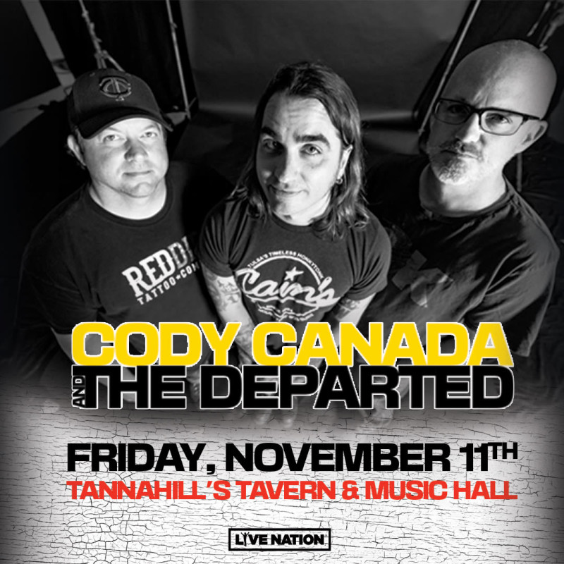 Cody Canada & the Departed in Fort Worth at Tannahill's Tavern and