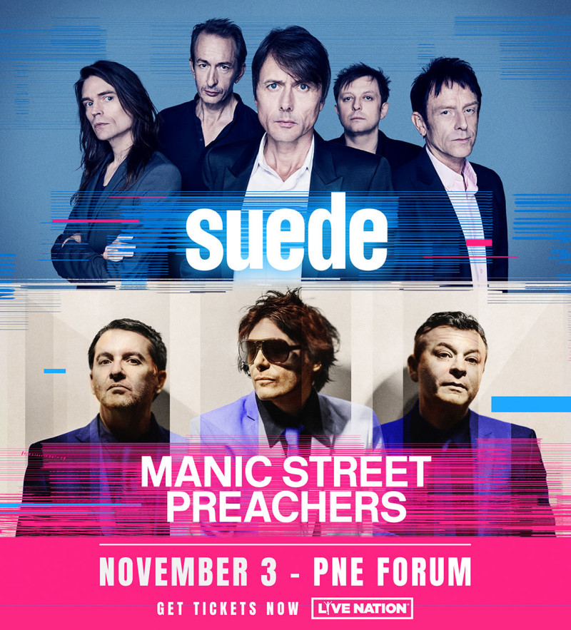 Suede and Manic Street Preachers in Vancouver at Commodore