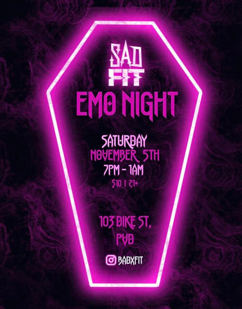 Sad Fit | Emo Night in PROVIDENCE at Fete Music Club