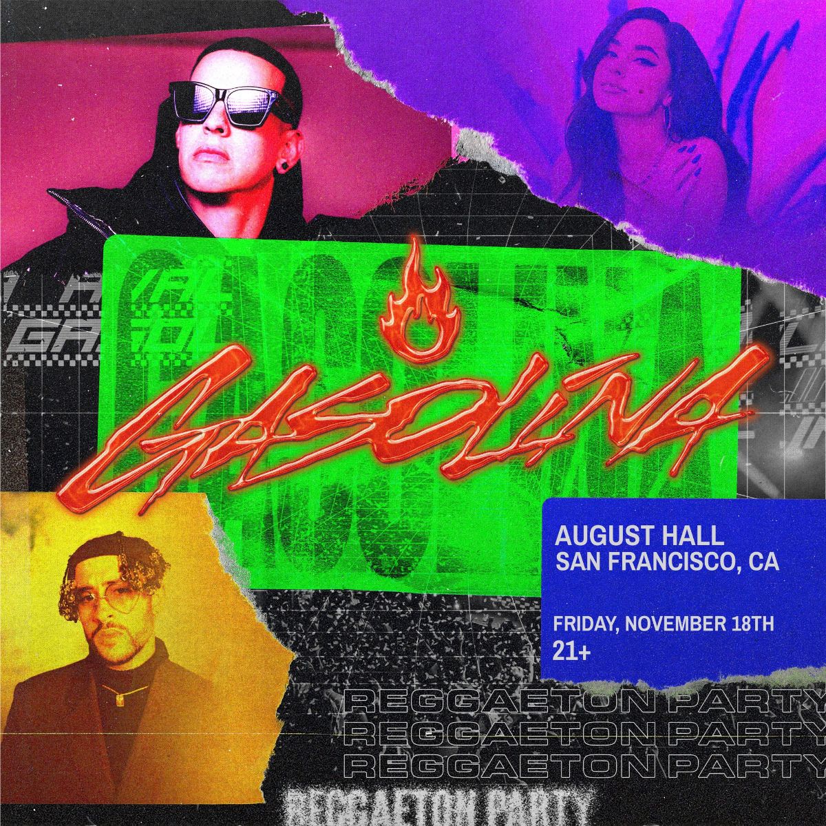 Gasolina Party in San Francisco at August Hall