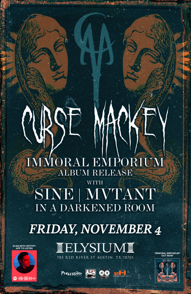 Curse Mackey Record Release Party w/ Mvtant, SINE, In a Darkened