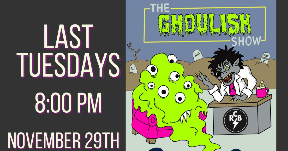 THE GHOULISH SHOW HOSTED BY MAX BOOTH III in Austin at Radio Coffee
