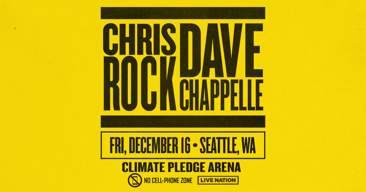 Chris Rock And Dave Chappelle in Seattlee at Climate Pledge Arena