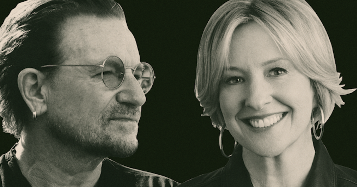 Bono and Brené Brown in conversation in Austin at Paramount and