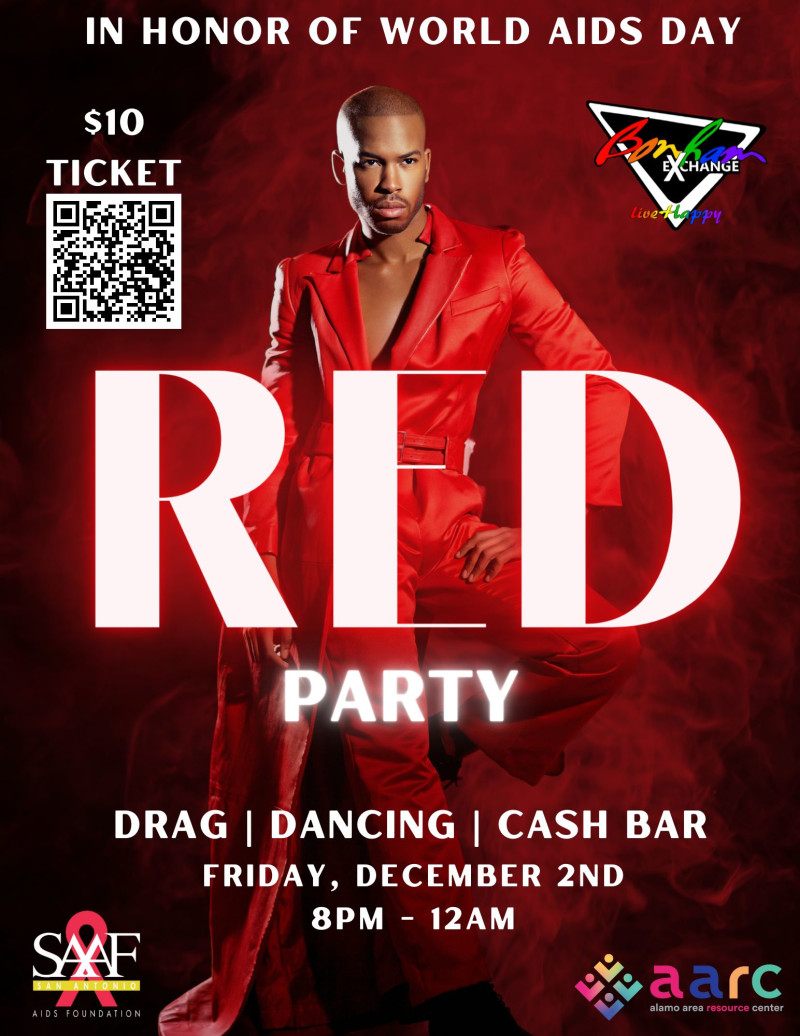 The RED Party in San Antonio at Bonham Exchange