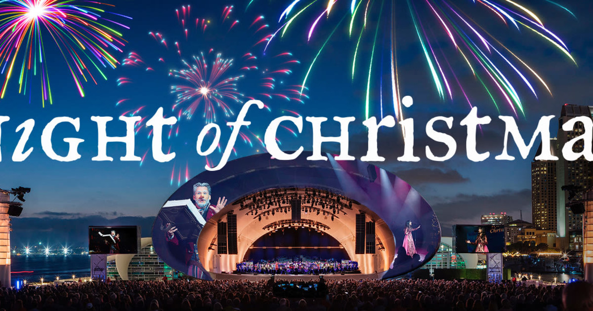 Night of Christmas in San Diego, at The Rady Shell at Jacobs Park