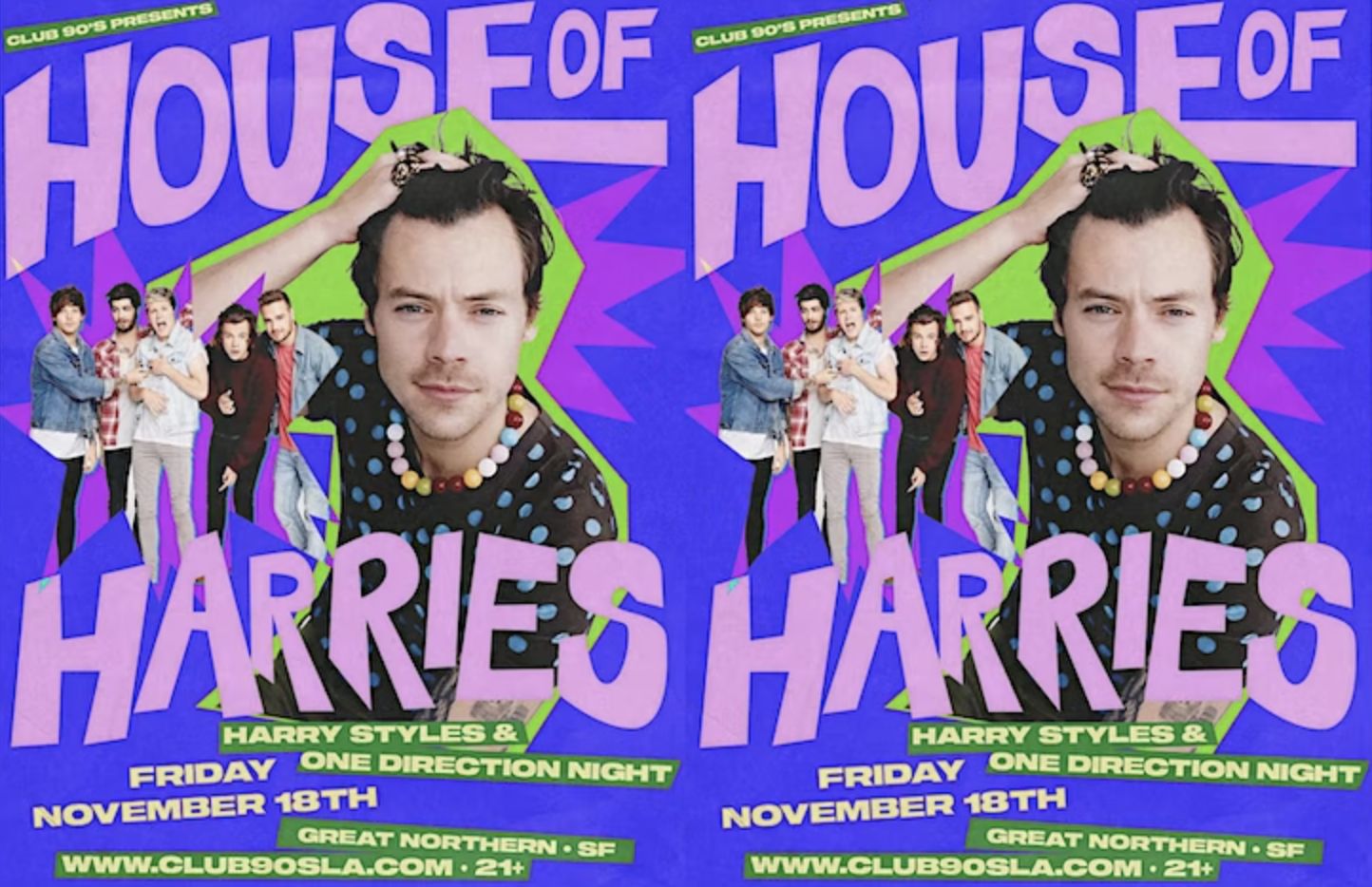 One Direction Concert Poster 2022