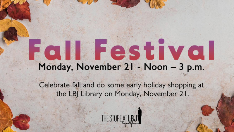 Fall Festival in Austin at LBJ Presidential Library