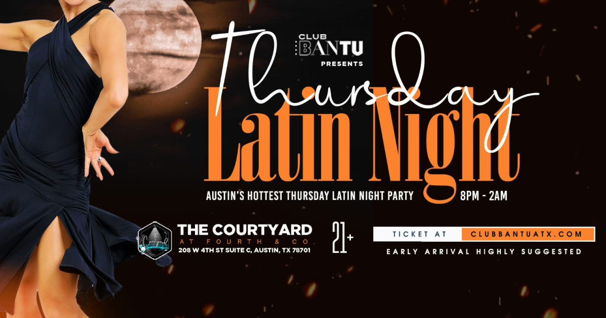 Thursday Latin Night in Austin at Closed: Cedar Street Courtyard