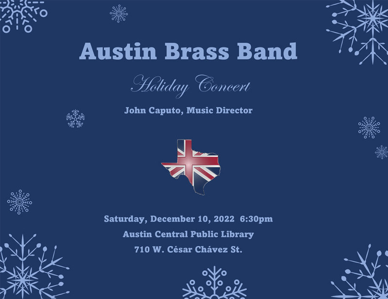 Austin Brass Band Holiday Concert in Austin at Austin Public
