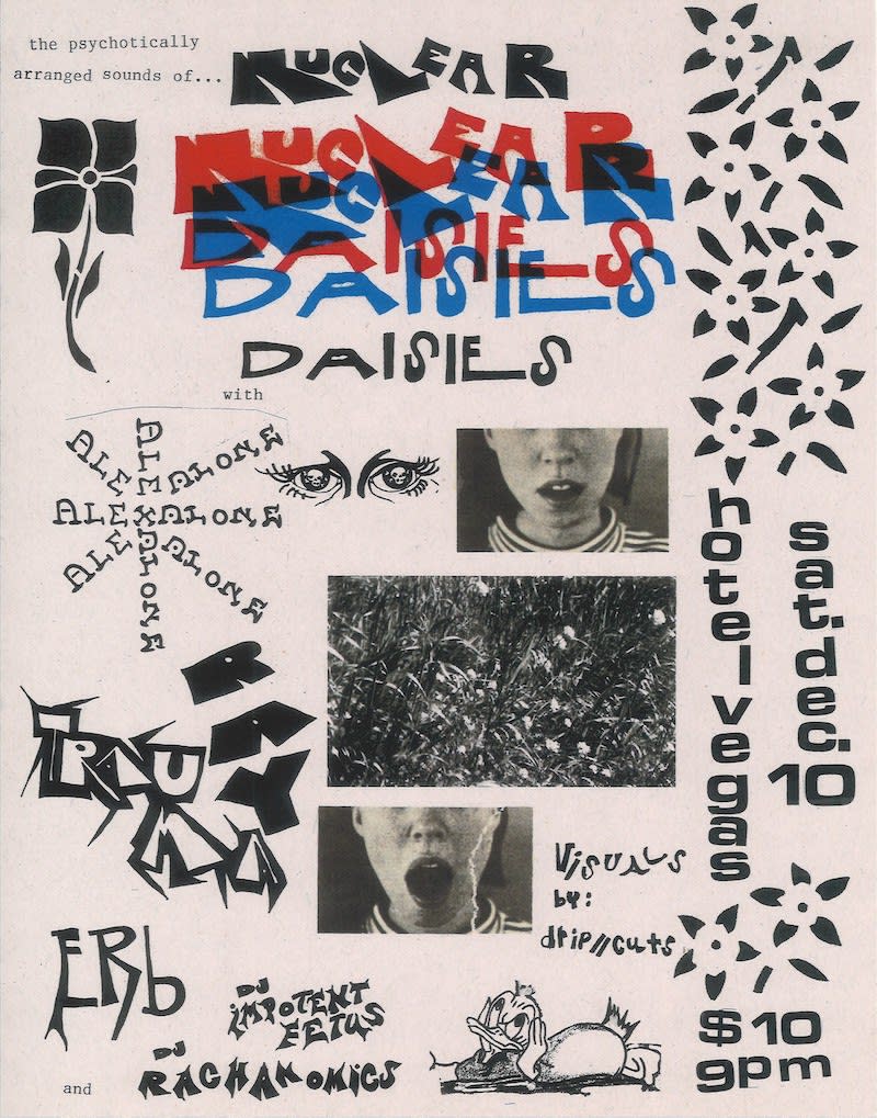 Nuclear Daisies, alexalone, Trauma Ray, ERB (of Blank