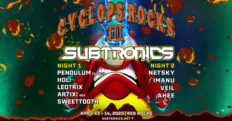 Subtronics in Morrison at Red Rocks Amphitheatre