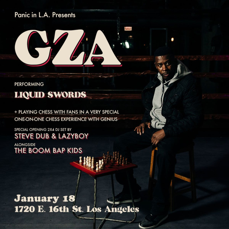 Gza Liquid Swords Poster