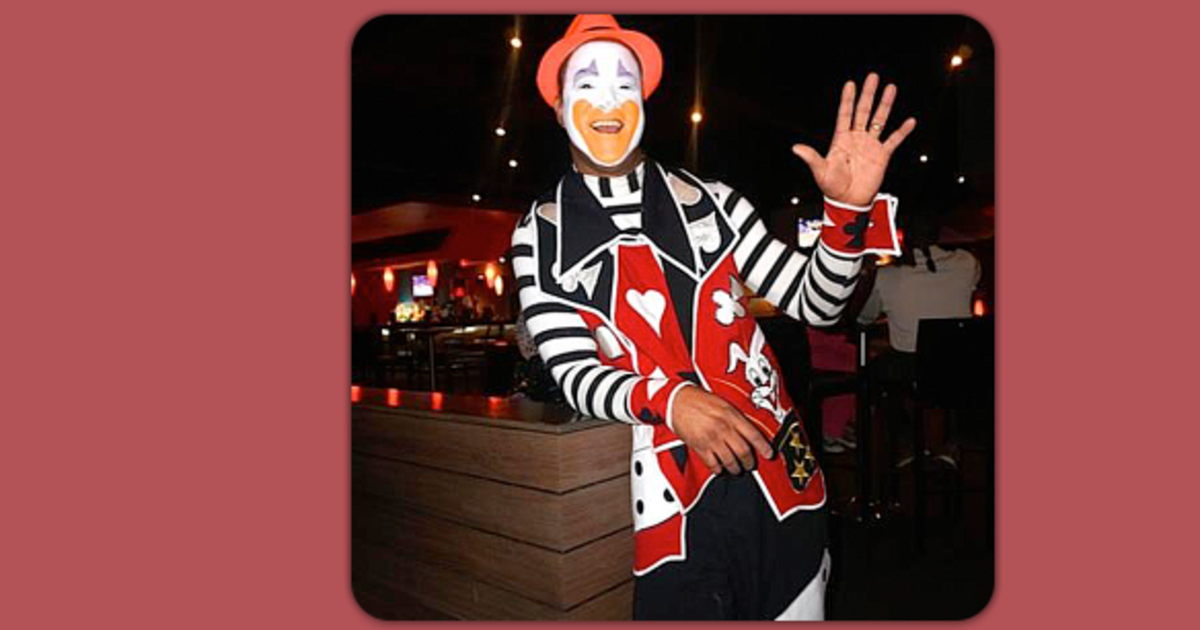 Geebo the Clown in Los Angeles at Angeles Mesa Branch Library