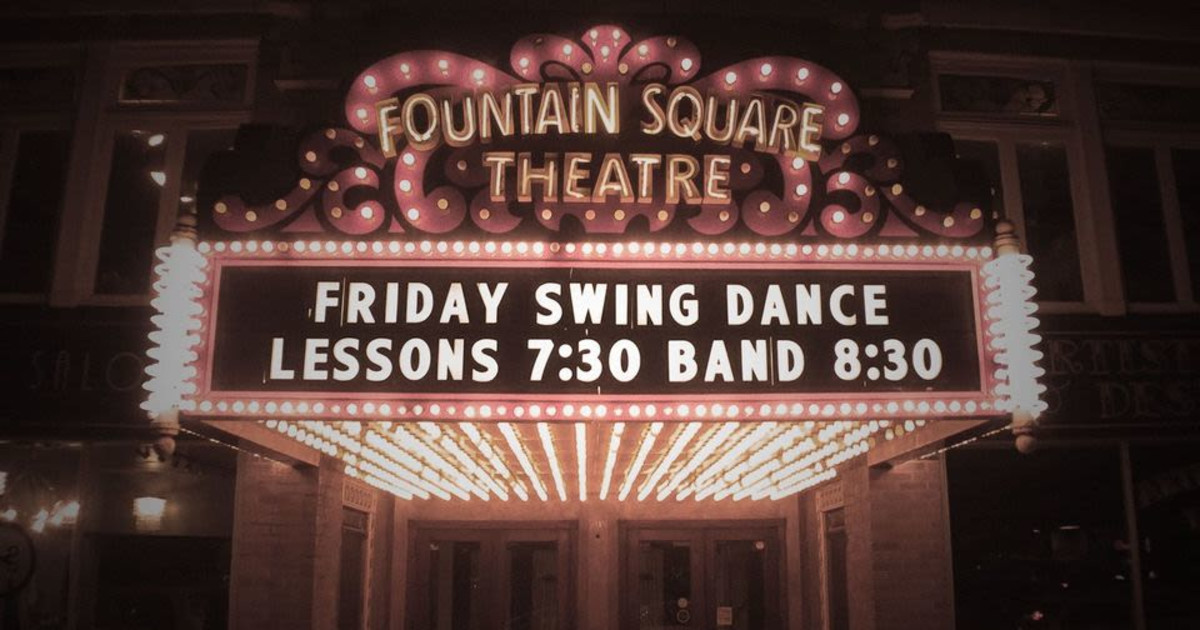 Friday Night Swing Dance in Indianapolis at Fountain Square
