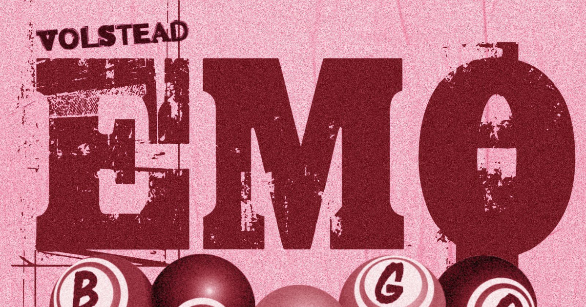 Emo Bingo inside Volstead Lounge in Austin at Hotel Vegas & The