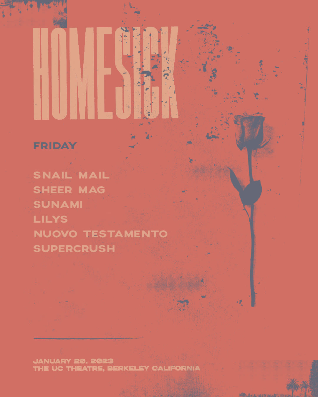 Homesick Festival 2023 w/ Snail Mail, Deafheaven + More in