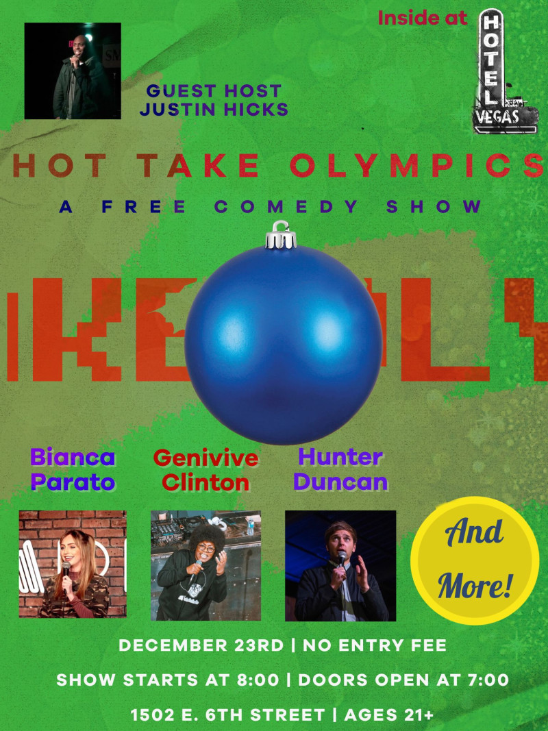 Hot Take Olympics (A FREE Standup comedy show) in Austin at Hotel