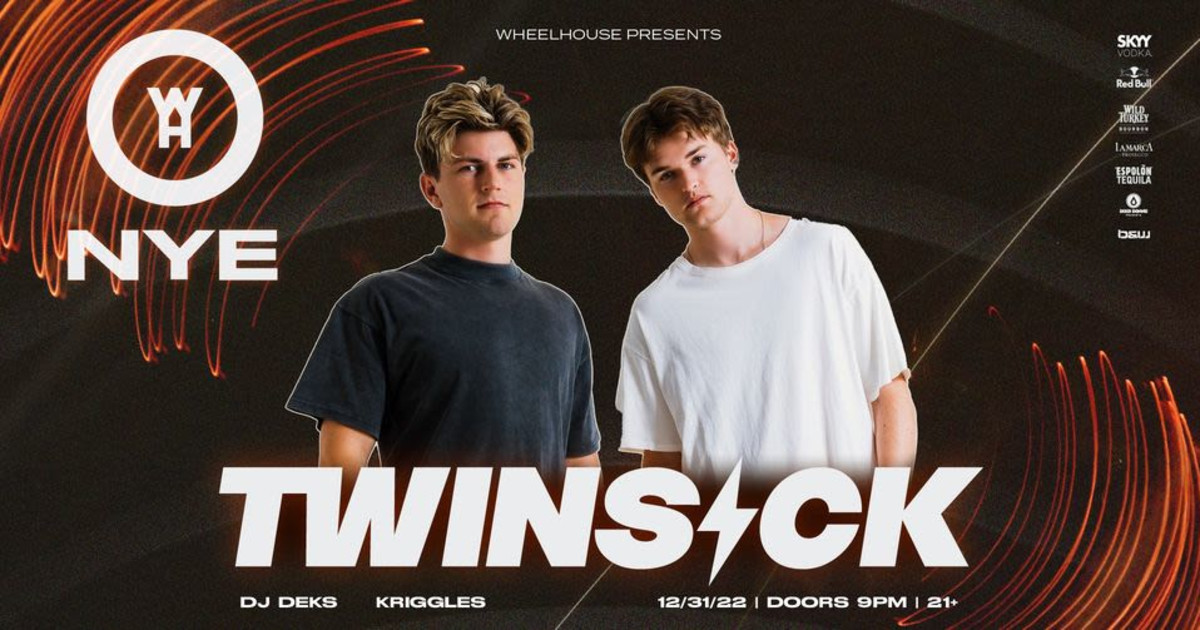 Wheelhouse NYE 2023 Featuring Twinsick! in St. Louis at The