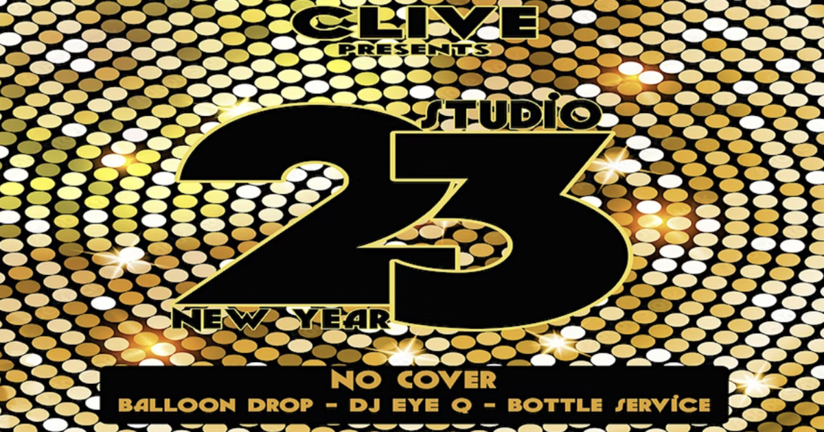 Clive's Studio 23 Disco NYE Party in Austin at Clive Bar