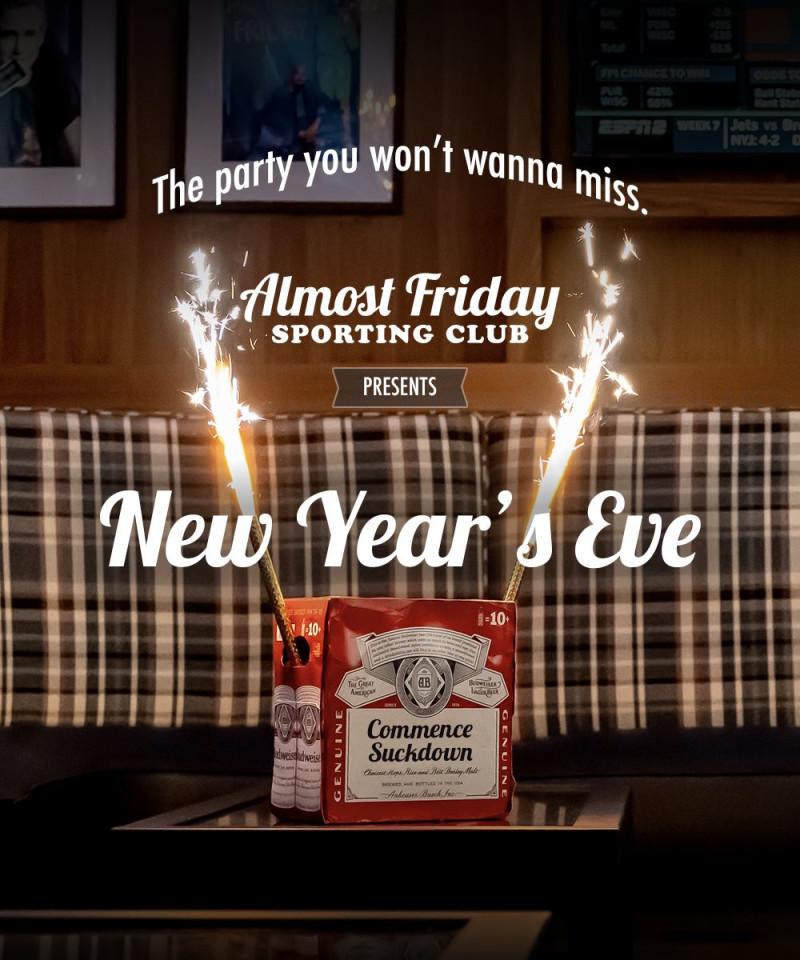 NEW YEAR'S EVE in Nashville at Almost Friday Sporting Club