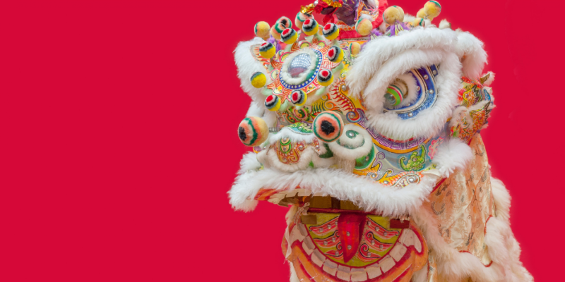 Performance: Lion Dance in San Francisco at San Francisco Public