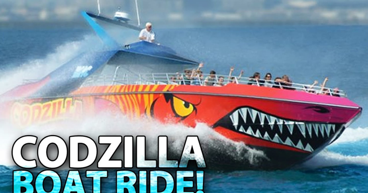 Codzilla: High-Speed Jet Boat Tour of Boston Harbor in Boston at