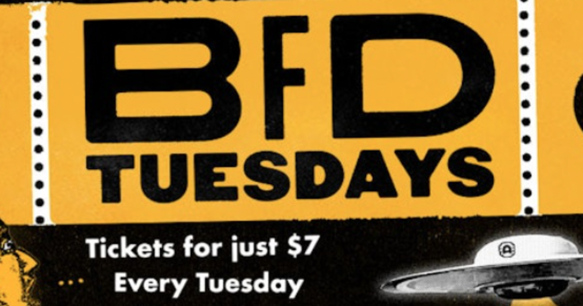BFD TUESDAYS - $7 MOVIES in Austin at Alamo Drafthouse