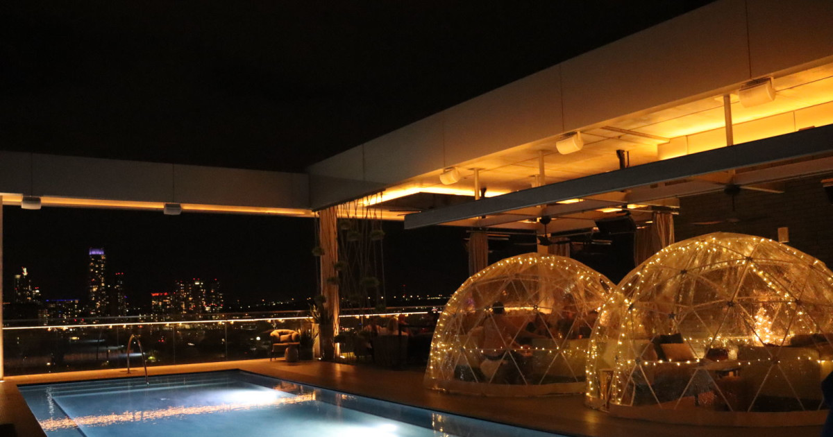 Valentine's Day Private Igloos in Austin at Otopia Rooftop