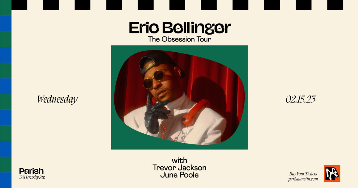 Eric Bellinger w/ Trevor Jackson and June Poole in Austin at