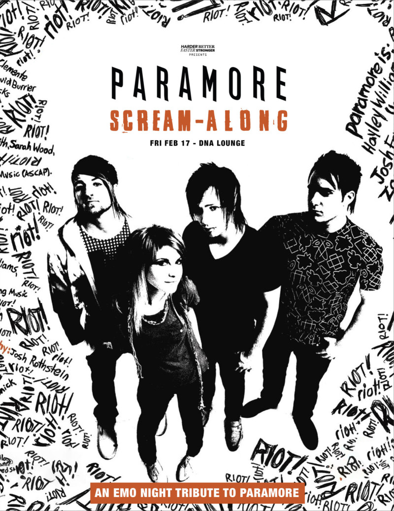 Paramore Riot Poster