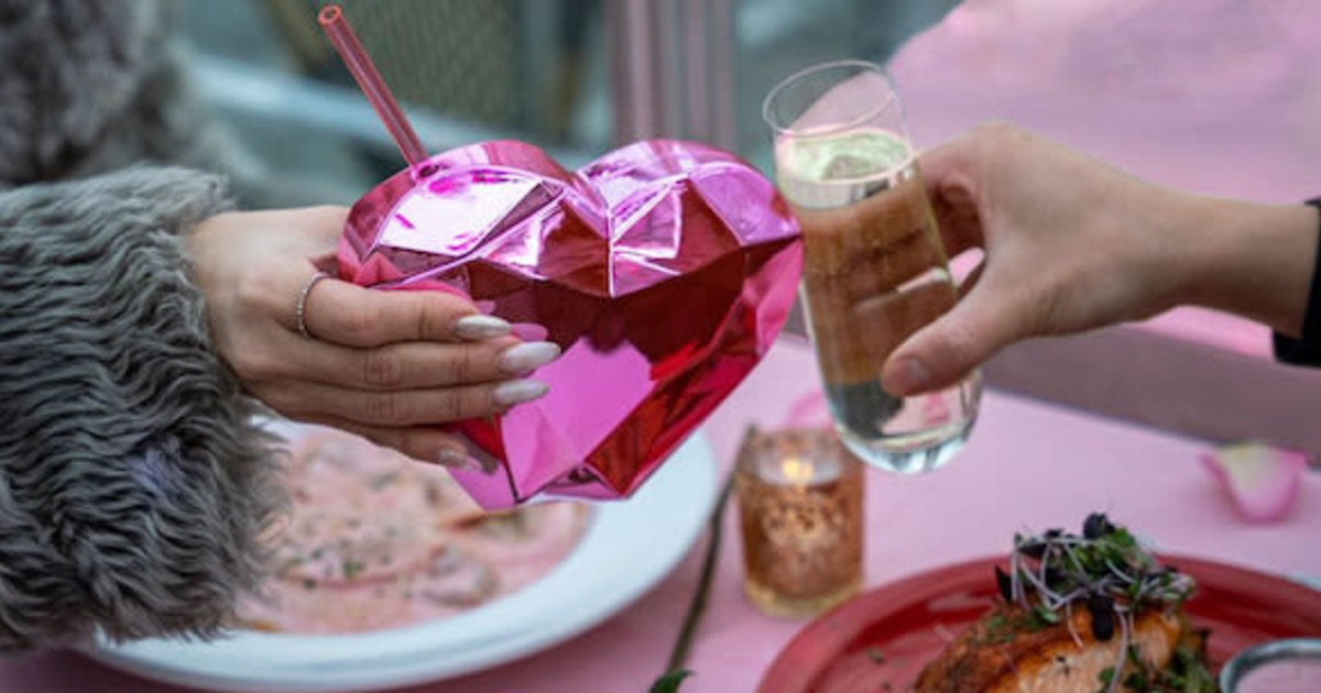 Pink Pier at Watermark in New York at South Street Seaport