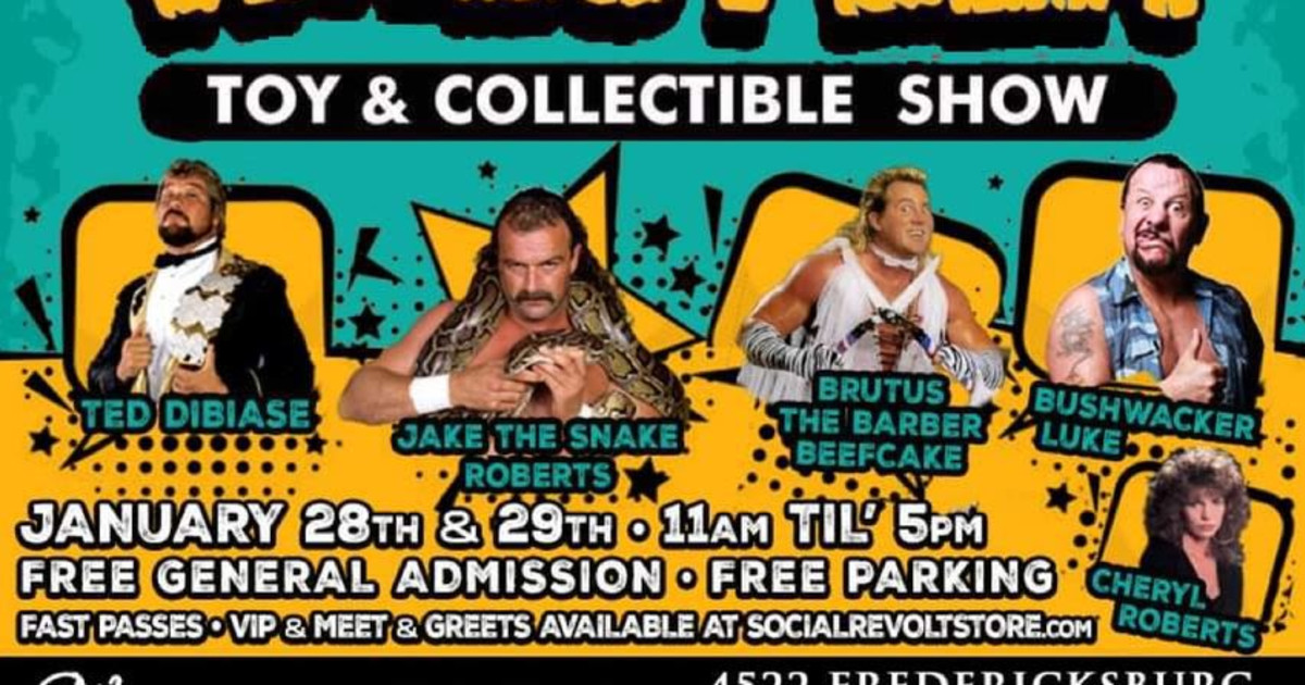 Rock-N-Wrestlin' Show Ft. Ted Dibiase, Jake The Snake, Brutus