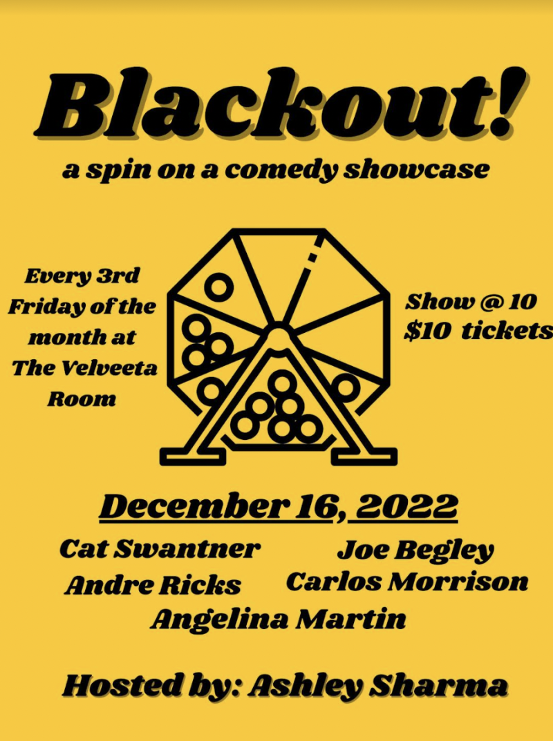 Blackout! Comedy Show in Austin at The Velveeta Room