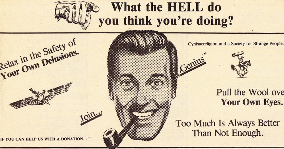 JR 'Bob' Dobbs and the Church of the Subgenius in San Francisco at