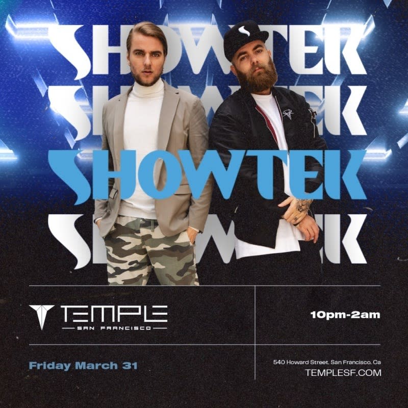 Showtek in San Francisco at Temple